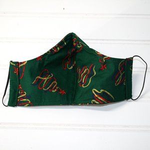 Hand Crafted | Accessories | Handmade Cloth Christmas Tree Face Mask ...